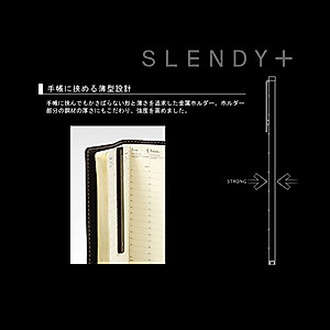 SEED Thin Steel Holder Eraser Slendy+, Silver (EH-S-S) (Japan Import)