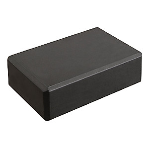 Hello Fit 3" Yoga Block, 10 Pack Bulk EVA Foam Yoga Blocks, Firm and Supportive Yoga Brick for Schools and Studios, Balance Foam for Stretching, Pilates, and Workout, 3" x 6" x 9", Black