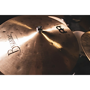 Meinl Cymbals Byzance Traditional Extra Thin Hammered Crash — Made in Turkey — B20 Bronze, 2-Year Warranty, 22インチ (B22ETHC)