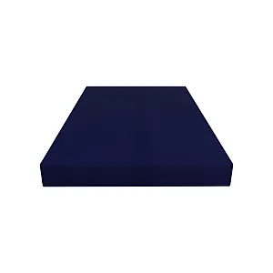 Nutan, 6-Inch Medium Firm Water-Resistance Foam Vinyl Mattress, Easy to Clean, Comfortable & Noise Free, Twin, Blue