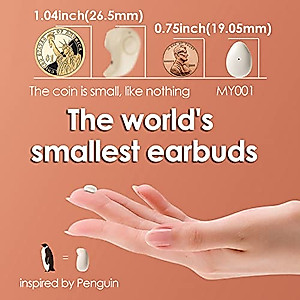 Xmenha Invisible Sleep Earbuds Smallest Lightest Tiny Noise Cancelling Wireless Ear Buds for Sleeping Mini Sleepbuds Bluetooth 5.3 Hidden Headphones for Side Sleepers/Work Small Earplugs Purple