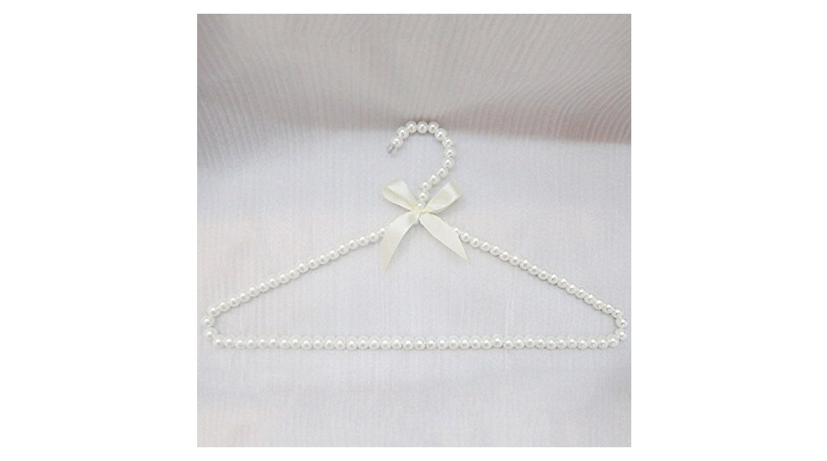 Luxury 10 Pack Pearl Beads Hangers - Elegant Closet Organization