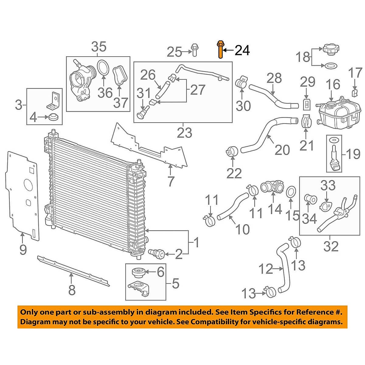 GM 11588715 BOLT - HVY HX ACORN FLG HD