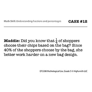 Edupress Mathological Liar Game, Grade 5 (EP63398)