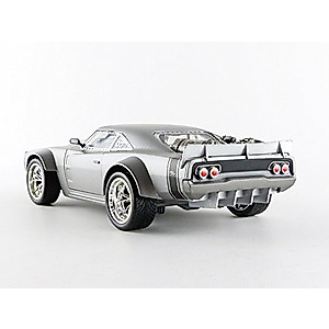 JADA Toys Fast & Furious 1:24 Dom's Ice Charger Die-cast Car, Toys for Kids and Adults, Silver (98291)