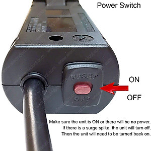 Electriduct Desktop Pull-Up PowerTap Grommet with Surge Protector and USB Charger 2.4 Amp (Black)