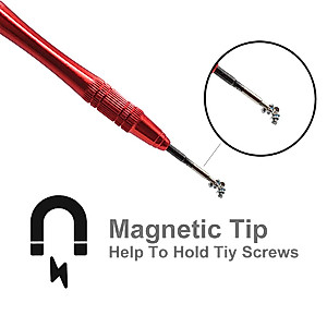 Triwing Screwdriver Compatible With Nintendo Switch, EMiEN 2.0mm Phillips 1.5mm Y00 Tri-Point Tri Wing Tip Screwdriver Kit Compatible With Nintendo Switch Joy-Con and Consoles Repair