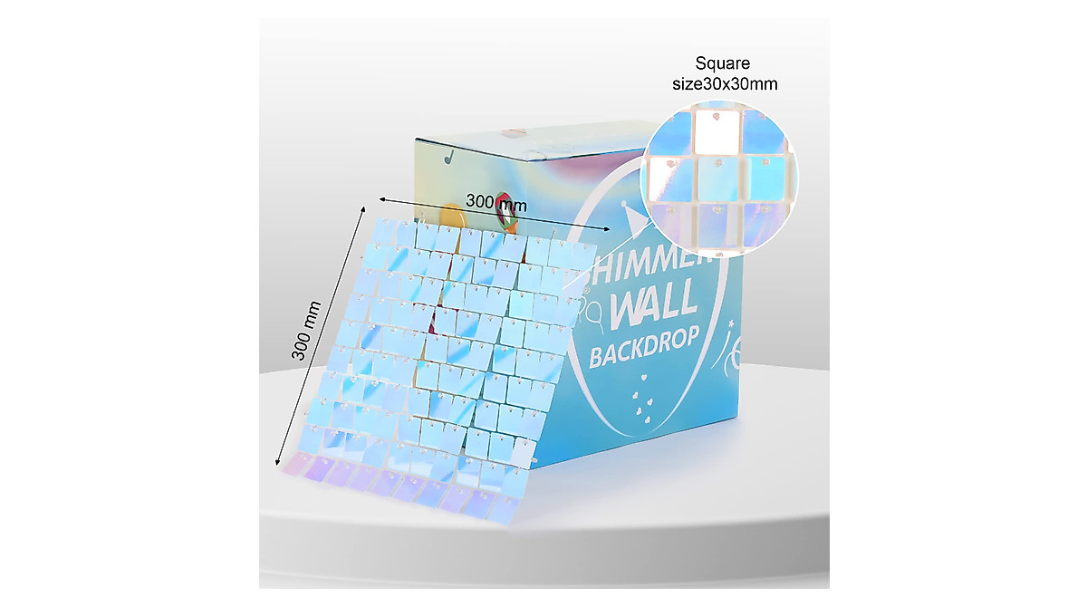 Rainbow Shimmer Wall Backdrop for Stunning Events