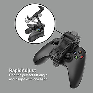 OtterBox Mobile Gaming Clip for Xbox One, Xbox Series X|S, Xbox Elite Series 2, and Xbox Core Wireless Controllers - (BLACK/GREY)
