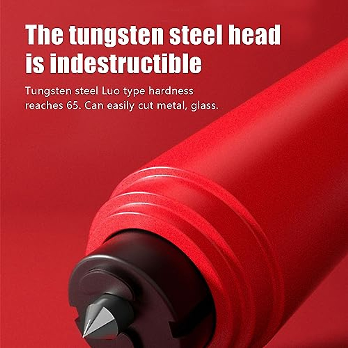 GKmow 1 PC Car Multi-Function Safety Hammer, Mini Emergency Window Breaker, Seat Belt Cutter Car Escape Tool, Universal Emergency Life Saver for Most Cars (Red)