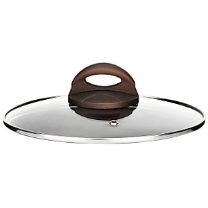 NutriChef " Dutch Oven Pot Lid - See-Through Tempered Glass Lids (Works with Model: NCCW12BRW)"