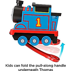 Thomas & Friends Pull-Along Toy Train for Kids Biggest Friend Thomas with Storage for Preschool Kids Ages 2+ Years