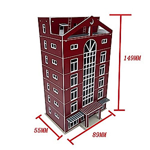 Outland Models Railway Scenery Modern Business Headquarter Office 1:160 N Scale