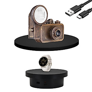 ComXim Electric Turntable for Painting (18cm Black)