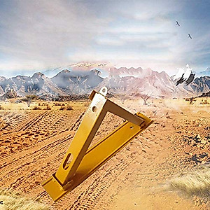 SEFAX Folding Parking Barrier Removable Parking Space Lock Security Pile Parking Lock Car Parking Place Lock Fixed Parking Space Lock (Size : No Lock)