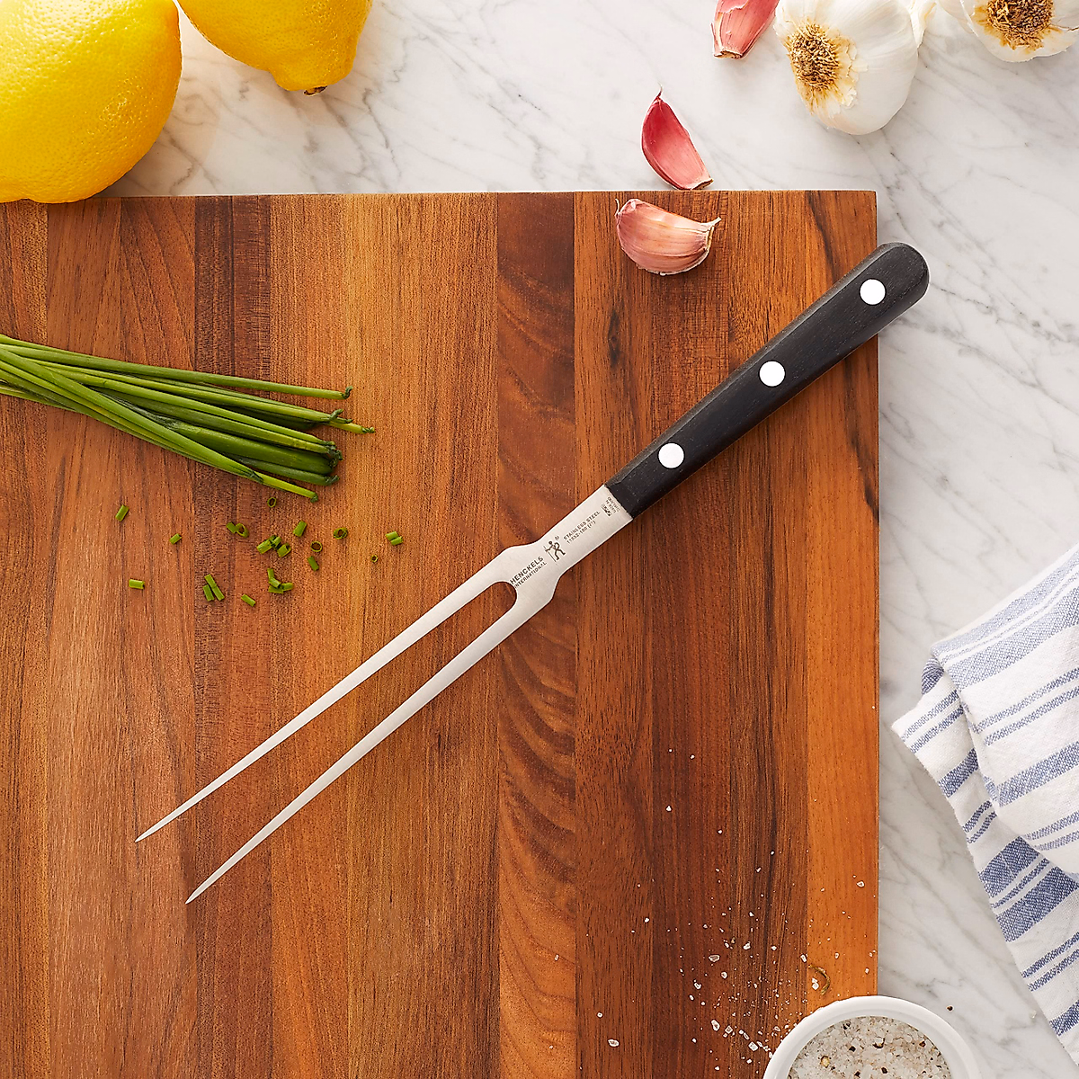 HENCKELS Classic 7-inch Flat Tine Carving Fork