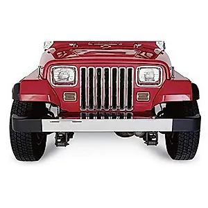 Rampage Grille Inserts | Steel, Chrome | 7511 | Fits 1997-2006 Jeep Wrangler TJ