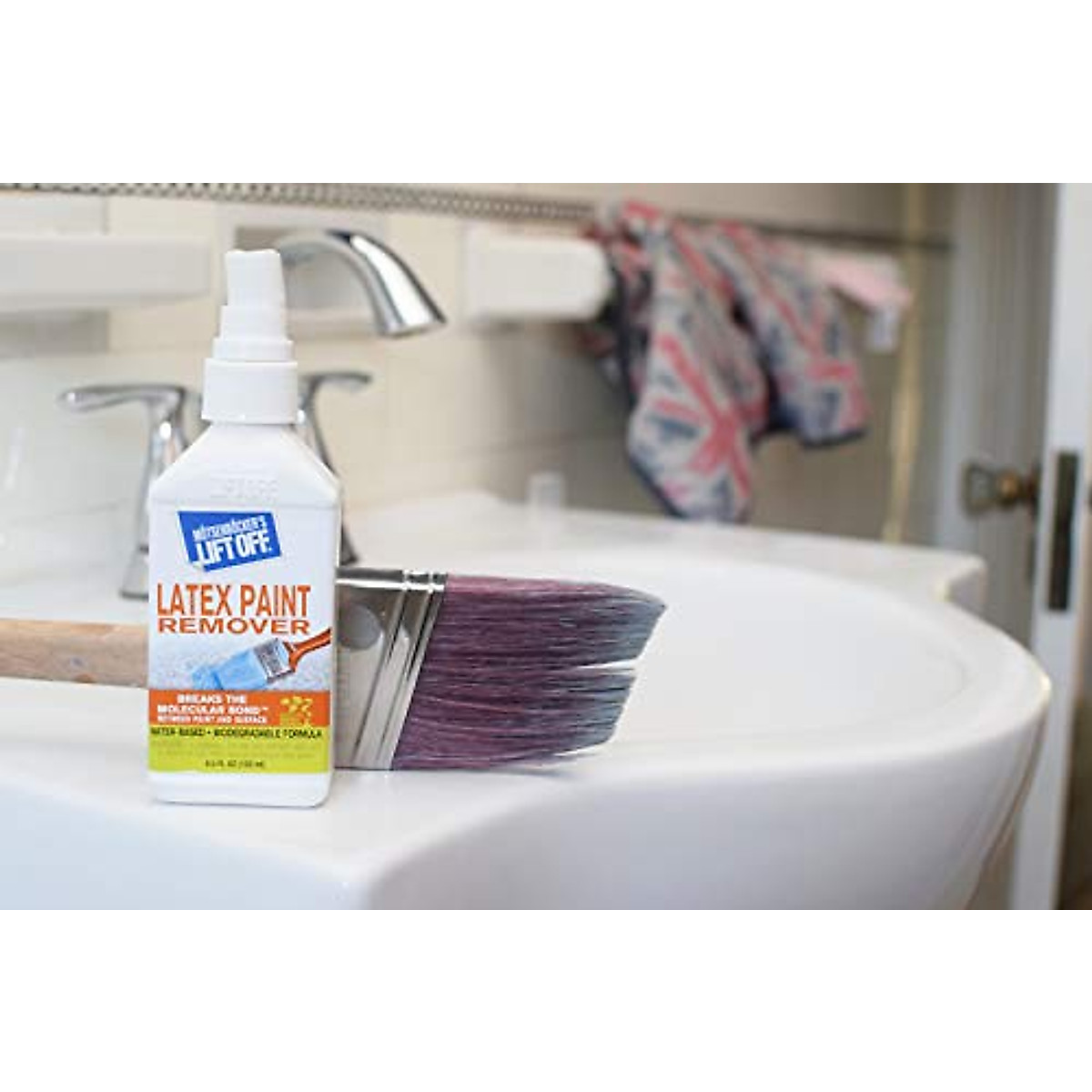 Motsenbocker's Lift Off 41345 Latex Paint Remover, 4.5 Fl Oz, Clear, 4