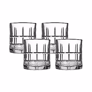 Anchor Hocking Manchester Drinking Glasses (4-Pieces, 10.5-ounce, dishwasher safe)