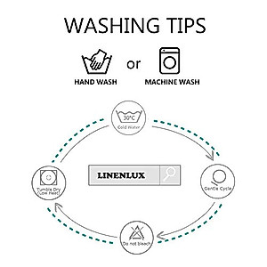 LINENLUX Stylish Square Rectangular Tablecloth/Table Cover for Kitchen Dinning Tabletop Decoration Coffee Water Plant Rectangle/Oblong 55 X 86 in