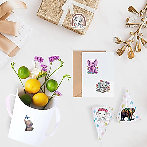 500 Pcs Elephant Animal Aesthetic Round Seal Label Self-Adhesive Stickers for Christmas Halloween Party Decorations for Kid Teen Girl Boy for Scrapbooking Envelopes Water Bottles(Fashion Pattern 10)…