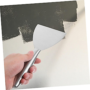 KITANDOVE Stainless Steel Scraper Metal Scraper Paint Scraper Tool for Painting Paint Spatula Scraper Tool for Stains Scrapers for Wallpaper Kitchen Scraper Stainless Steel Kitchen Tool
