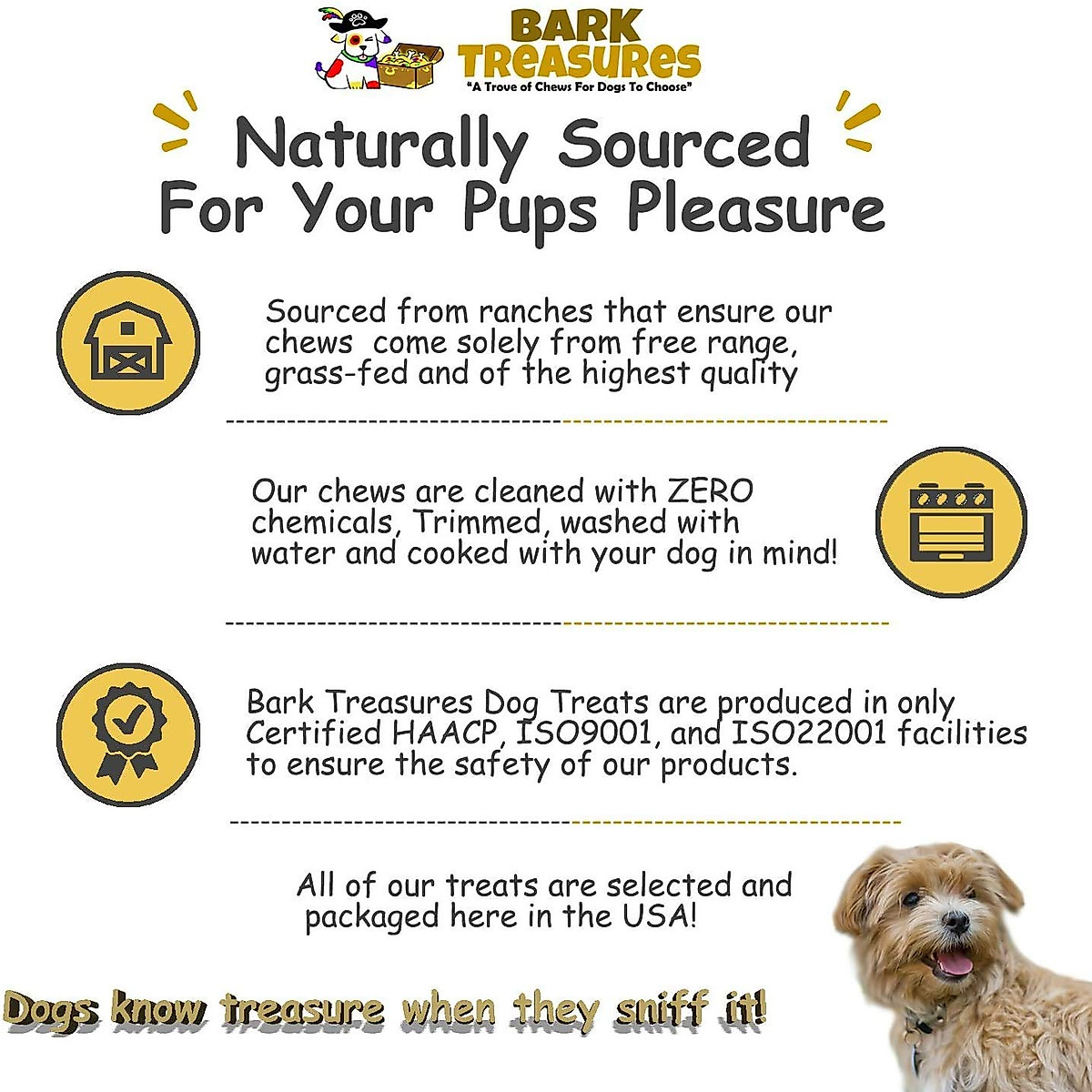 Bark Treasures Cow Ears Dog Treats (12 Pcs/Pack) - Best Cow Ear Dog Chews - Safe Rawhide Alternative - Cow Ears for Dogs - Premium Thick Cow Ears