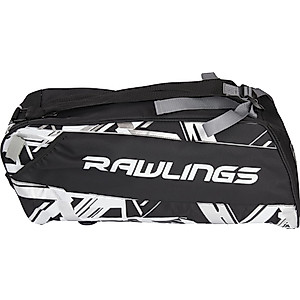 Rawlings | REMIX Duffel Equipment Bag | T-Ball & Youth Baseball / Softball | Black