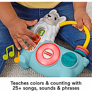 Fisher-Price Linkimals Learning Toy 123 Activity Llama With Interactive Music & Lights For Baby & Toddler Ages 9+ Months