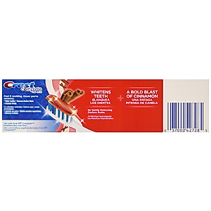 Crest Whitening Expressions Fluoride Anticavity Toothpaste, Cinnamon Rush, 6 oz