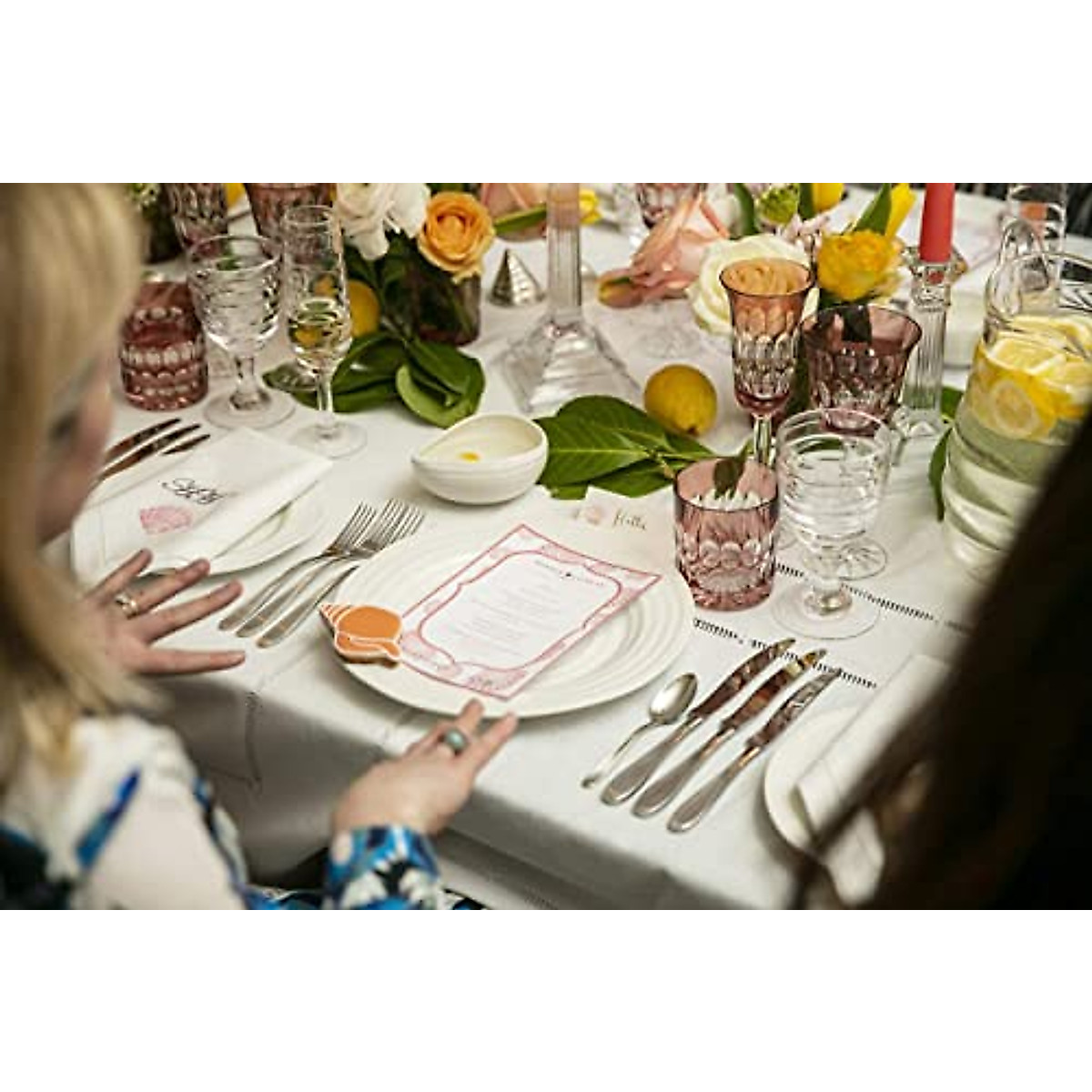 Portmeirion Sophie Conran White Salad Plates | Set of 4 | Dinner, Pasta, and Appetizer Plates | 8 Inch | Made from Porcelain | Microwave and Dishwasher Safe