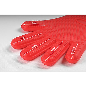 Sailing. Silicone Gloves/Mitts for BBQ Baking Cooking, Heat Resistant Barbecue Oven Cooking Grilling Mitts, Pot Holder (Set of 2, Blue)