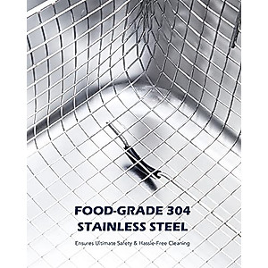 CREWORKS Ultrasonic Cleaner with Heater and Timer, 360W Professional Ultrasonic Cleaning Machine, 4 gal Stainless Steel Sonic Cavitation Machine with Knobs for Cleaning Jewelry Watch Glasses