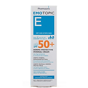 Eczema & Dry Skin Moisturizer, Mineral Sunscreen SPF 50+, Newborns to Adults, Face & Body Cream, by Pharmaceris, 75ml