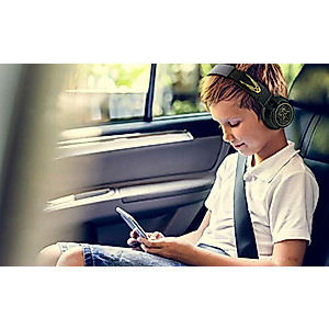eKids Harry Potter Kids Bluetooth Headphones, Wireless Headphones with Microphone Includes Aux Cord, Volume Reduced Kids Foldable Headphones for School, Home, or Travel