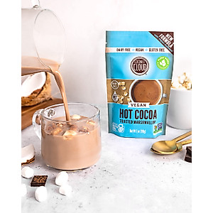 Dairy-Free Instant Hot Cocoa Mix with Vegan Marshmallows - Creamy, Natural Colorado Cocoa