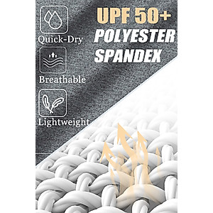 TACVASEN Men's Athletic Shirts UPF 50+ Sun Protection Lightweight Workout T-Shirt, Dark Grey, S