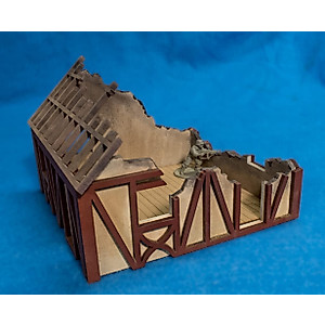 GameCraft Miniatures 28mm Small Half Timber House - 28MMDF550