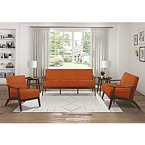 Lexicon Savry Living Room Sofa, Orange