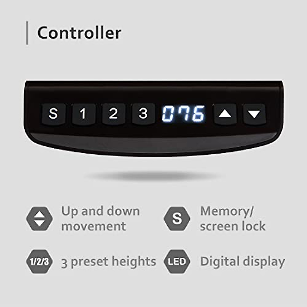 Utureal 71" Electirc Standing Desk, Wing Shaped Dual Motor Adjustable Height Desk, Motorized L Shape Stand Up Gaming Desk, Large Sit Stand Computer Desk for Home Office, Black Table Top and Frame