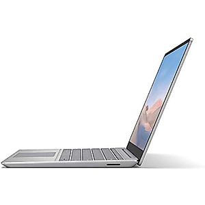 Microsoft 12.4 Multi-Touch Surface Laptop Go, Intel Core i5-1035G1, 8GB RAM, 128GB SSD, Integrated Intel UHD Graphics, Windows 10 Home in S Mode, 1ZZ-00001, Platinum (Renewed)