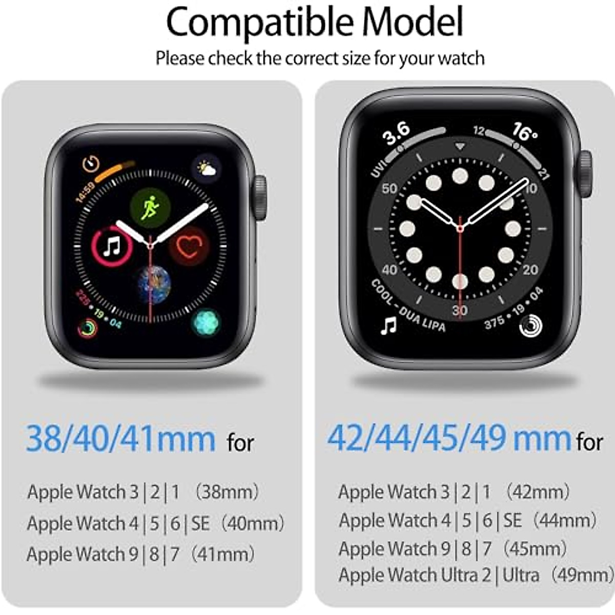 [2 Pack] Scrunchie Band Compatible with Kids Apple Watch Band 38mm 40mm 41mm & 42mm 44mm 45mm,Cute Printed Elastic Solo Loop Bands for iWatch Series 9/8/7/6/5/4/3/SE/SE2/Ultra 2/Ultra,Boys & Girls