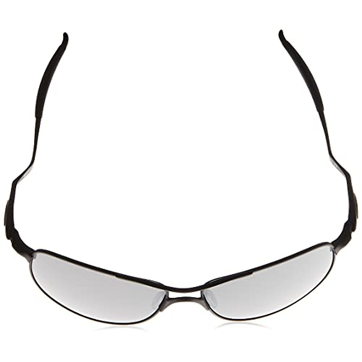 Oakley Men's OO4060 Crosshair Metal Aviator Sunglasses, Matte Black/Prizm Black, 61 mm