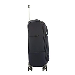 Samsonite Hand Luggage, Blue (Dark Blue), Spinner S, Lenght: 40 cm (55 cm-40 L)