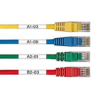 KCMYTONER HSe251 HSe-251 HS-251 HS251 Heat Shrink Tube Label Tape 23.6mm 0.92" 4.92ft Black on White Compatible for Brother P-Touch PT-D600 E500 E500VP E550W PT-P700 P710BT PT-P750WVP Printer, 2 Pack