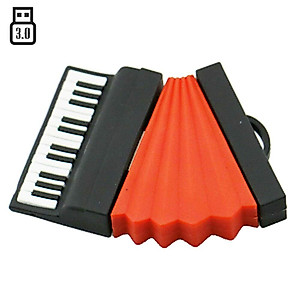 64GB Accordion Model USB Flash Drive USB 3.0 Storage Device USB Flash Disk USB Drive USB 3.0 Memory Stick USB Stick U Disk Thumb Drive USB Flash Memory USB Disk Data Storage - Red