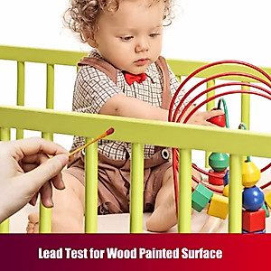 Lead Paint Test Kit Swabs - BIHYM Lead Paint Test Kit, 30/60 PCS Lead Check Swab for Home Use All Painted Surfaces, Dishes, Metal, Wood, Toys, Test Results in 30 Seconds (60PCS)