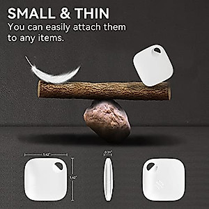 SmartTag 2022 Keys Finder and Item Locater for Luggage, Pets, Bags, Keys and More, 400 ft Range and 1 Year Replaceable Battery,iOS Coordinate Locator.