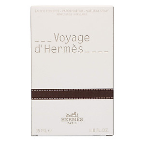 Voyage D'Hermes Unisex Eau-de-toilette Spray (Refillable) by Hermes, 1.18 Ounce