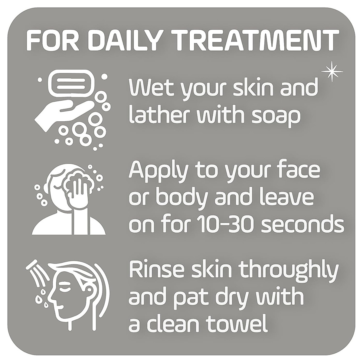 Asepxia Deep Cleansing Acne Treatment Bar Soap with Baking Soda and 2% Salicylic Acid, 4 Ounce